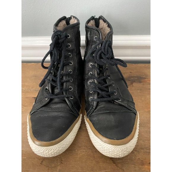 Frye | Shoes | Frye Greene High Back Zip Shearling Lined Leather | Poshmark
